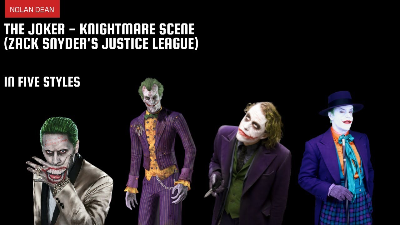 The Joker's Knightmare Scene in 5 DIFFERENT STYLES! - YouTube