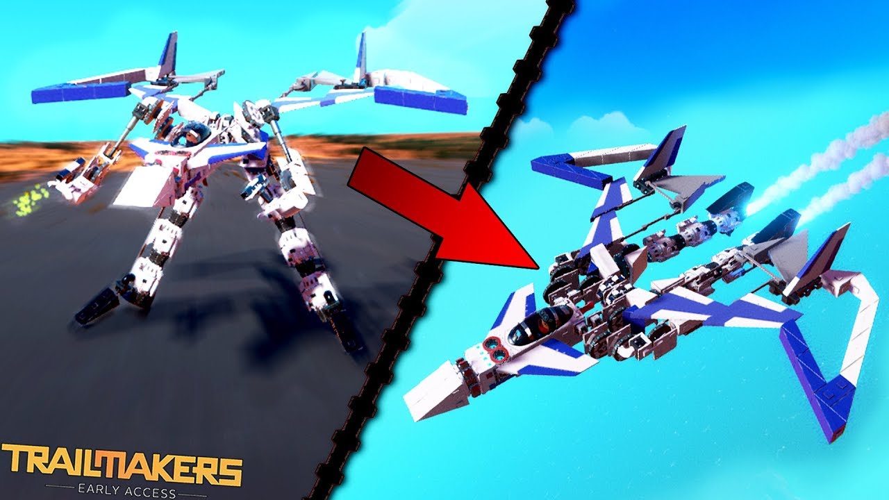 Crazy Transforming Flyer and Other Best Creations! - Trailmakers Early Access Gameplay - YouTube