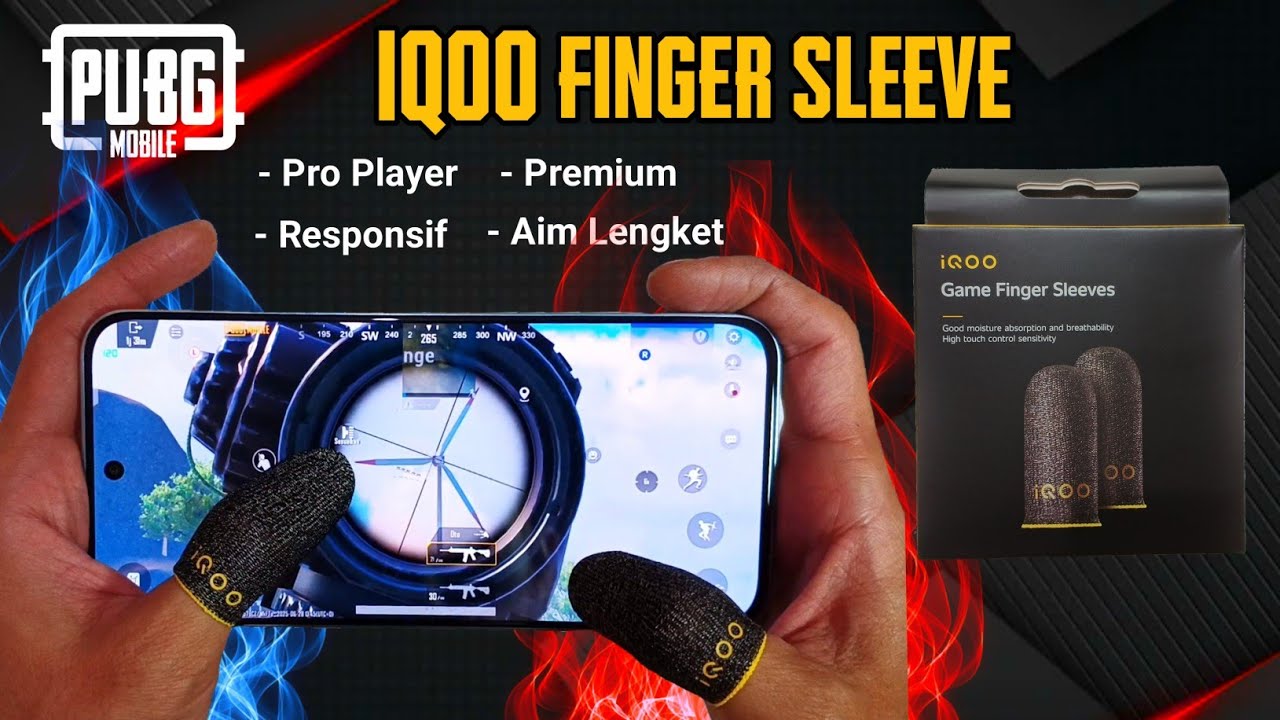 IQOO TEST PUBG MOBILE | Sarung Tangan Jempol Gaming 🔥 - YouTube