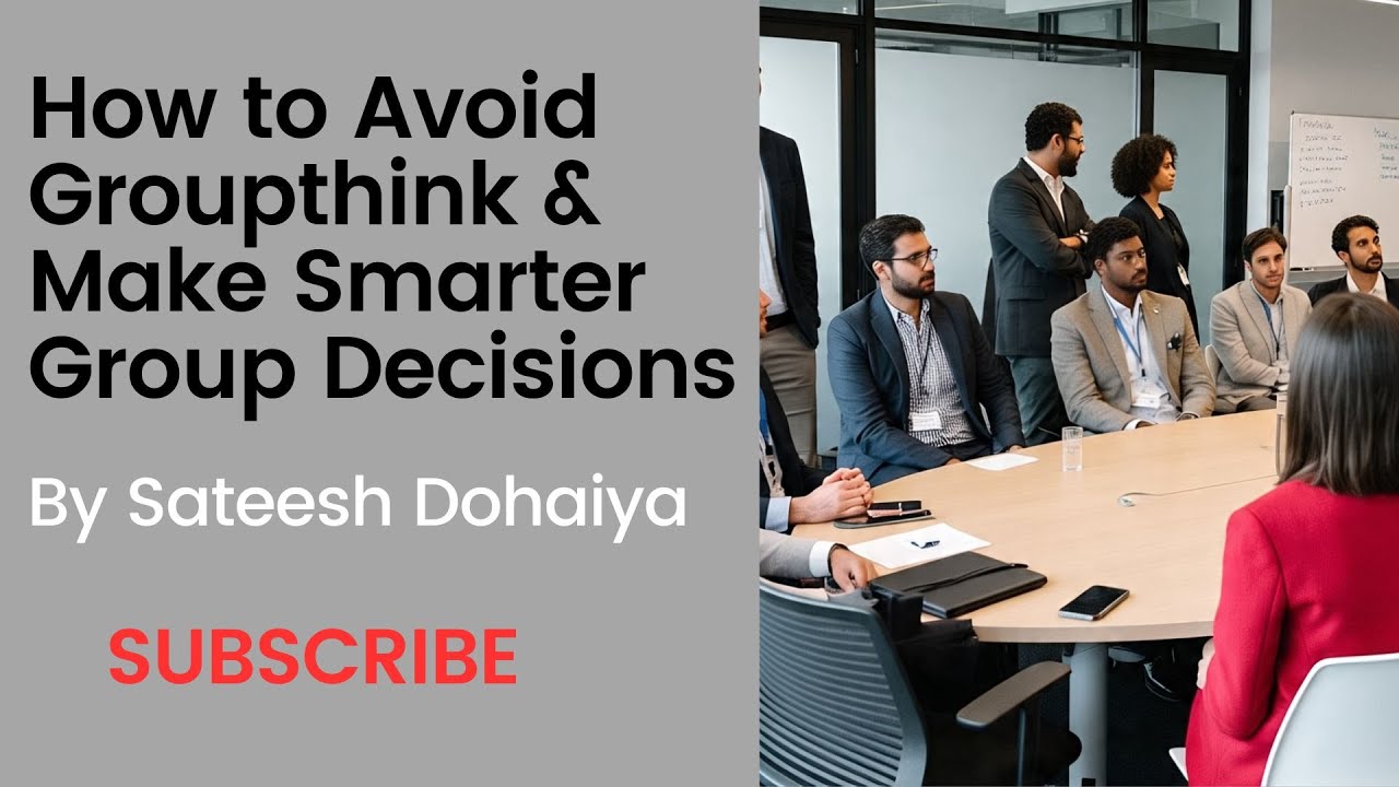 Groupthink and how to avoid it. Strategies for good group decision ...