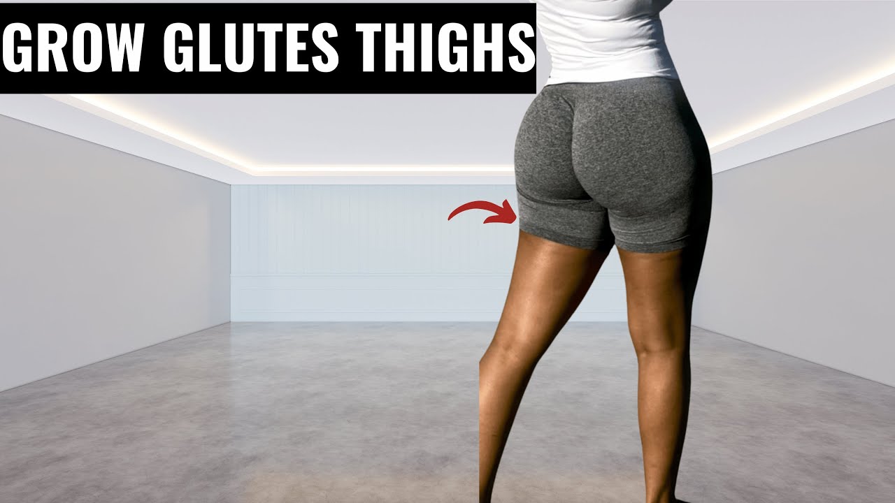 Sculpt Up Your Glutes & Thighs in 10 Minutes at Home,No equipment - YouTube