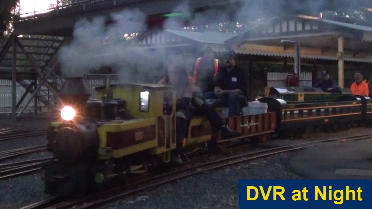 A night at the Diamond Valley Railway - YouTube