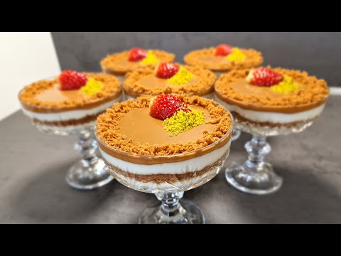 HAFTADA EN AZ 3 KERE BU TATLIYI YAPIYORUM👌Deneyen herkesten tam puan aldı👍Lotuslu sütlü tatlı tarifi