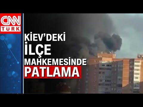 Kiev’de mahkemede patlama! Mahkeme tuvaletinde bir patlayıcı madde patlatıldı