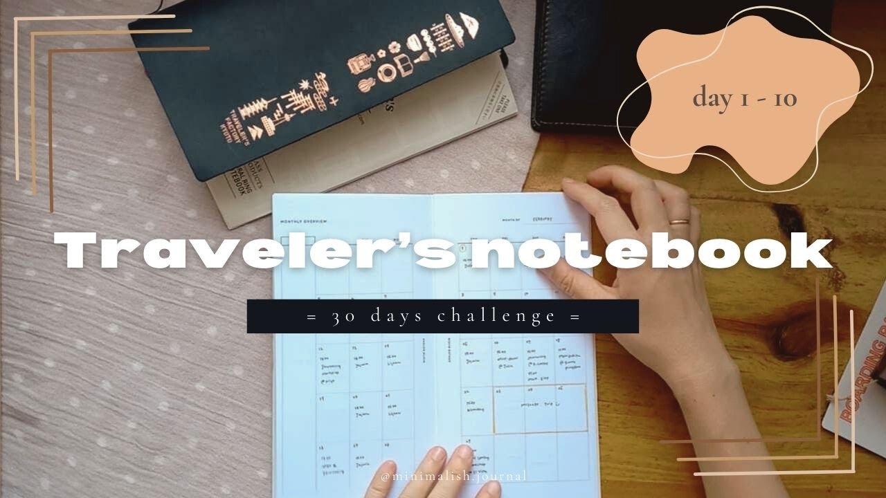 One planner challenge! 10 days in Traveler's notebook & I'm loving the ...