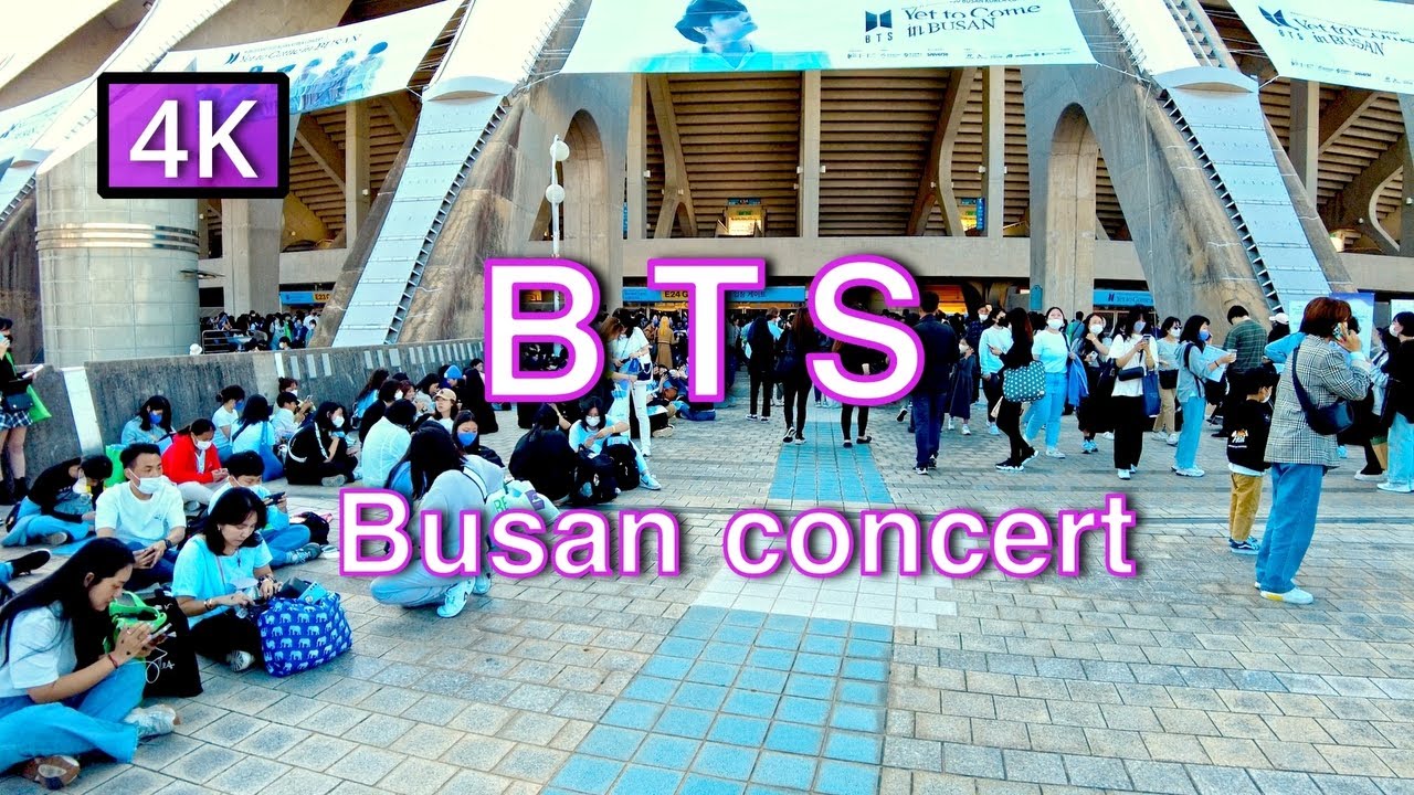 [4K]🇰🇷BTS부산콘서트, BTS 인기를 실감할수 있는 세계 각국 아미들을 만나봤어요💜💜💜BTS Busan concert ...