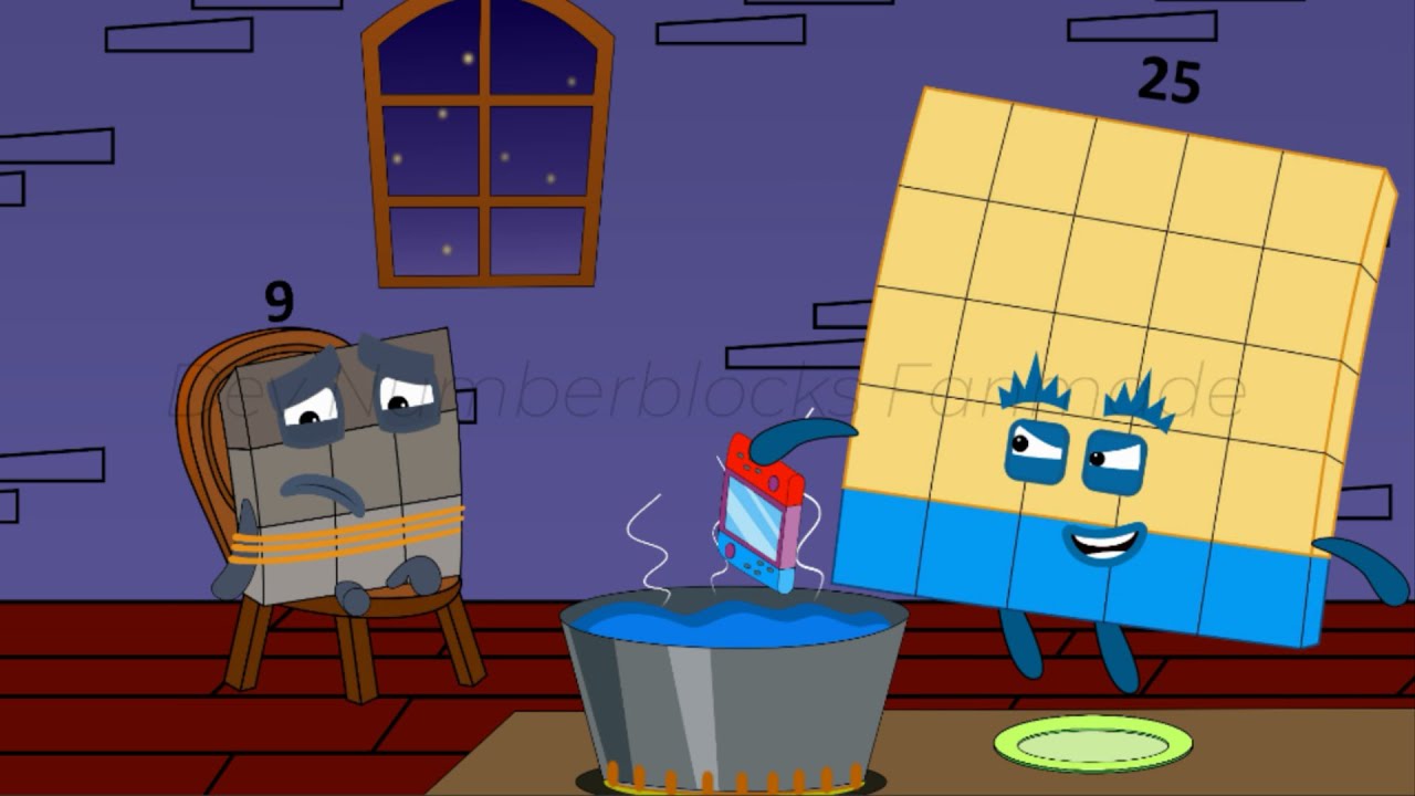 [ANIMATION STORY] Oh No! Numberblocks 25 is Angry😡 - YouTube
