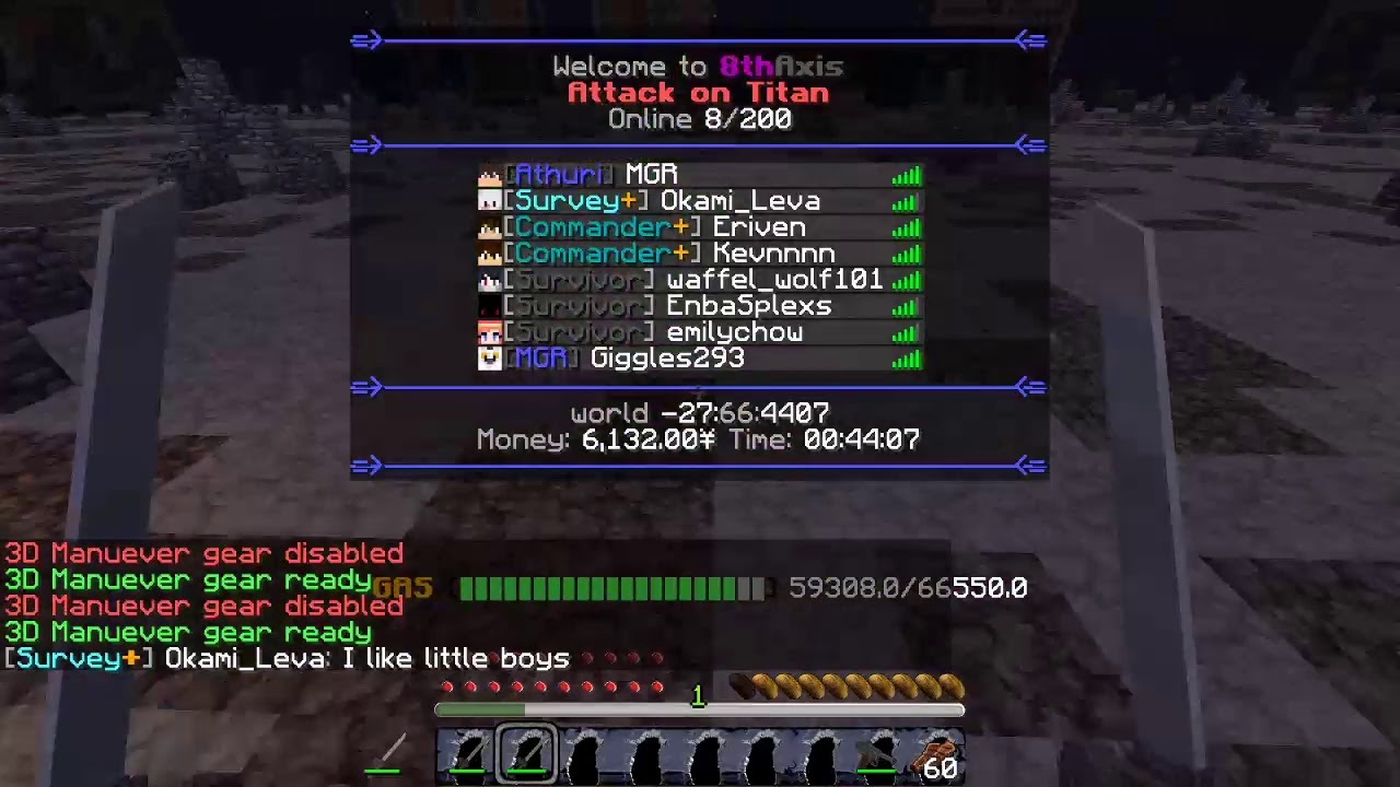 Minecraft Live Stream AOT [8ThAxis] #1 - YouTube