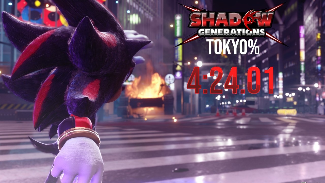 Shadow Generations - Tokyo% Speedrun in 4:24.01 LRT | 4:42 RTA - YouTube
