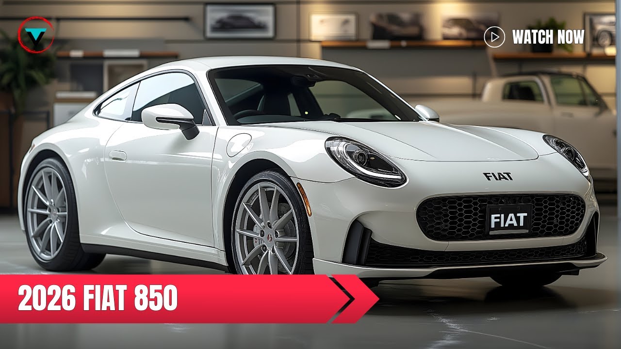 Nuova Fiat 850 2026 svelata "Modernizzare un classico" - YouTube