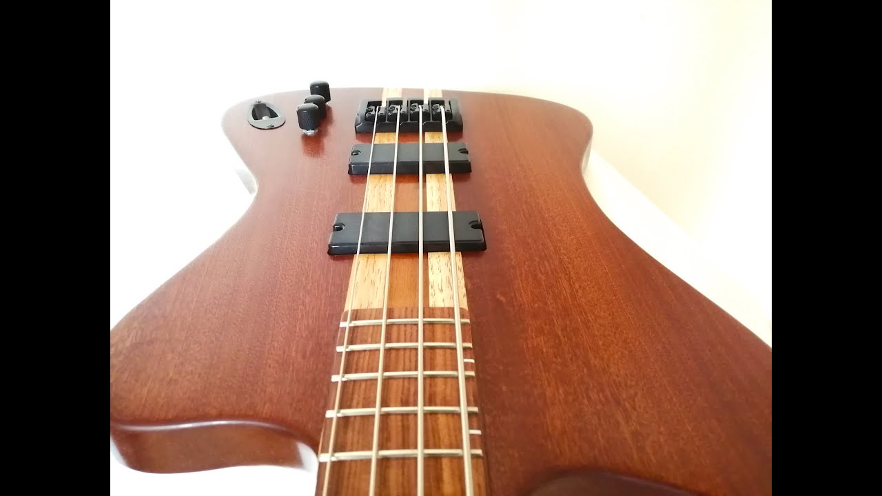 KVA Thunderbird non-reverse bass guitar - YouTube