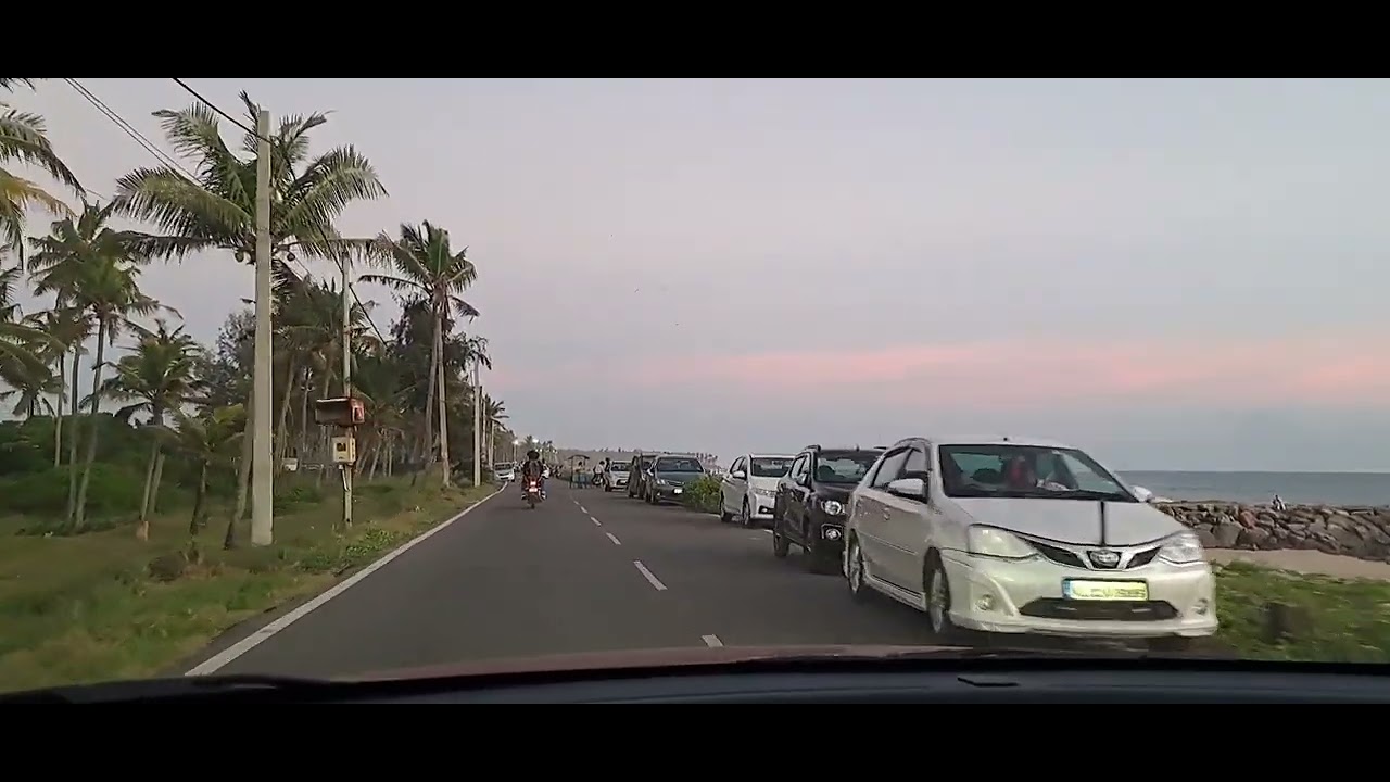 Thanni beach, kollam A travel view from road - YouTube