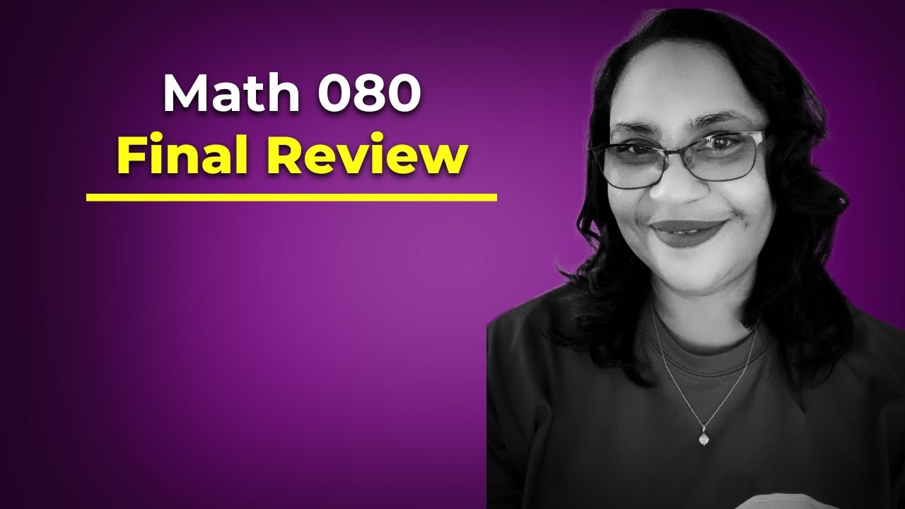 Math 080 Final Review (F25) - YouTube