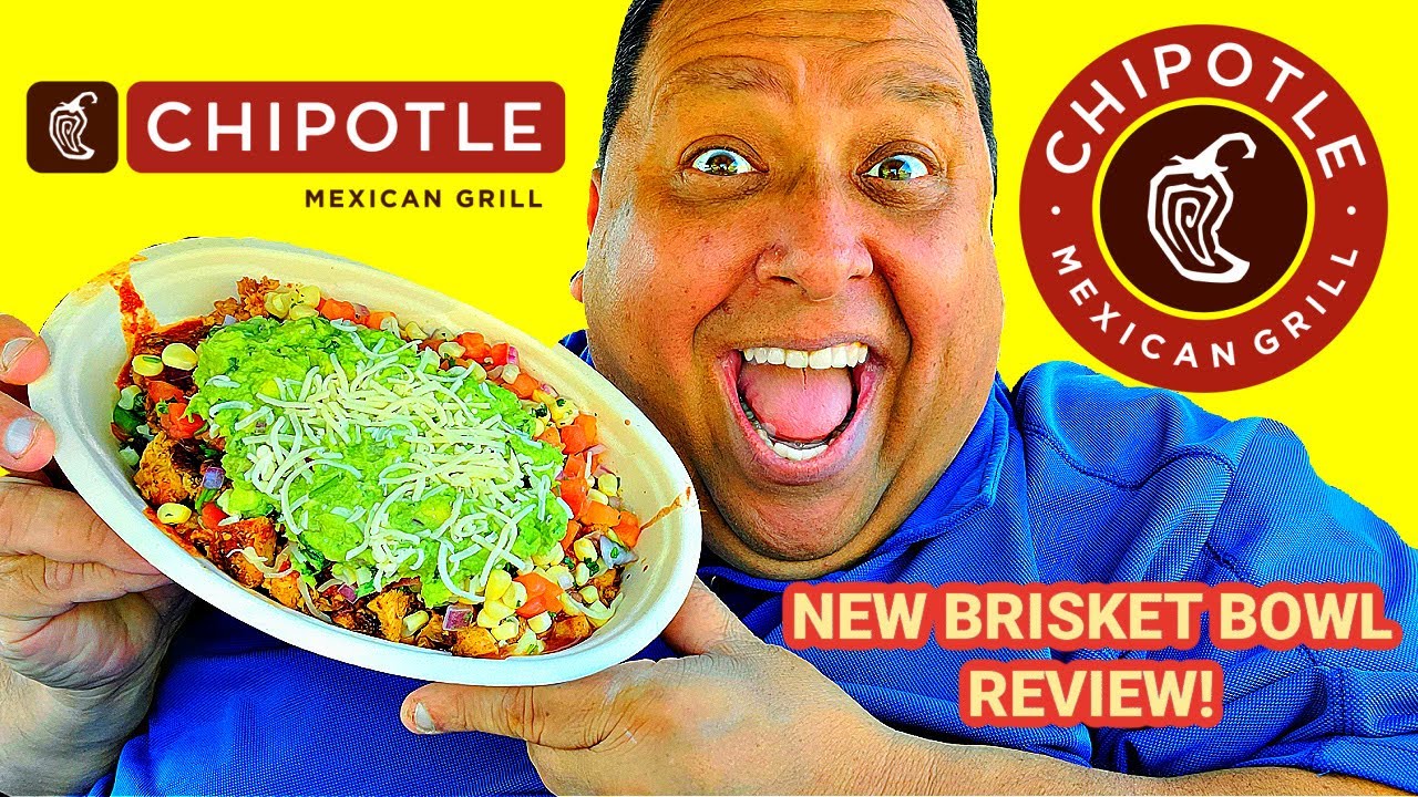 Chipotle's New Smoked Brisket Bowl REVIEW! - YouTube
