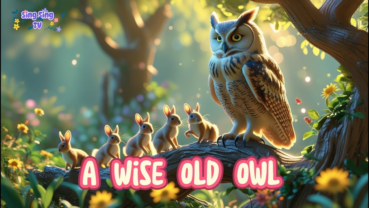 A Wise Old Owl | Nursery rhymes and kids song | - YouTube
