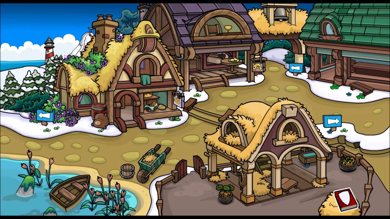 Club Penguin - Medieval Party 2013 - Dock Theme - YouTube