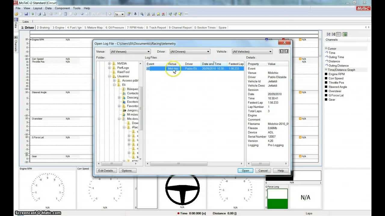 iRacing Motec - YouTube