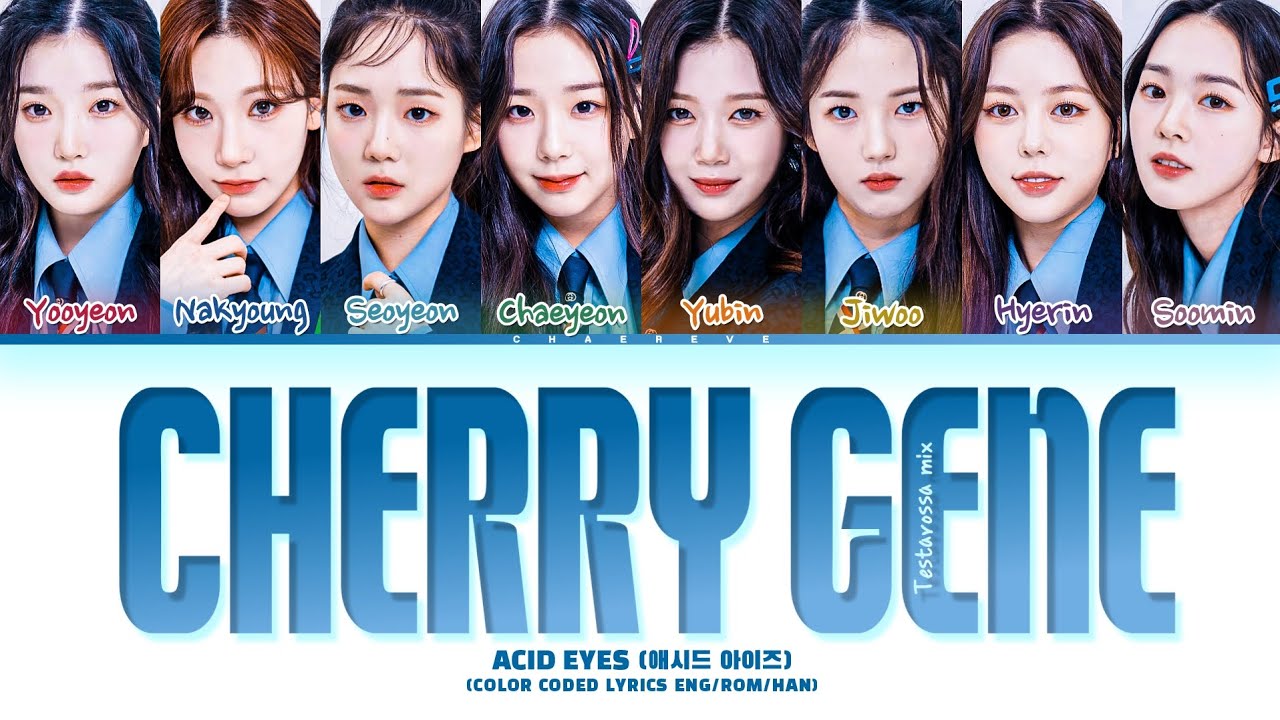 Acid_Eyes Cherry Gene (Testarossa Mix) Lyrics (Color Coded Lyrics ...