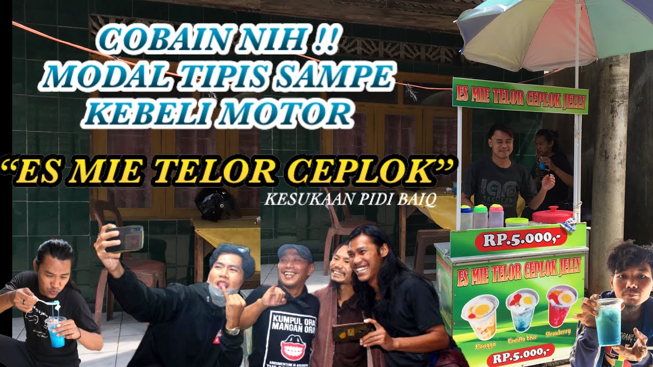 "ES MIE DINGIN TELOR CEPLOK" ES VIRAL KESUKAAN PIDI BAIQ DI SERANG ...