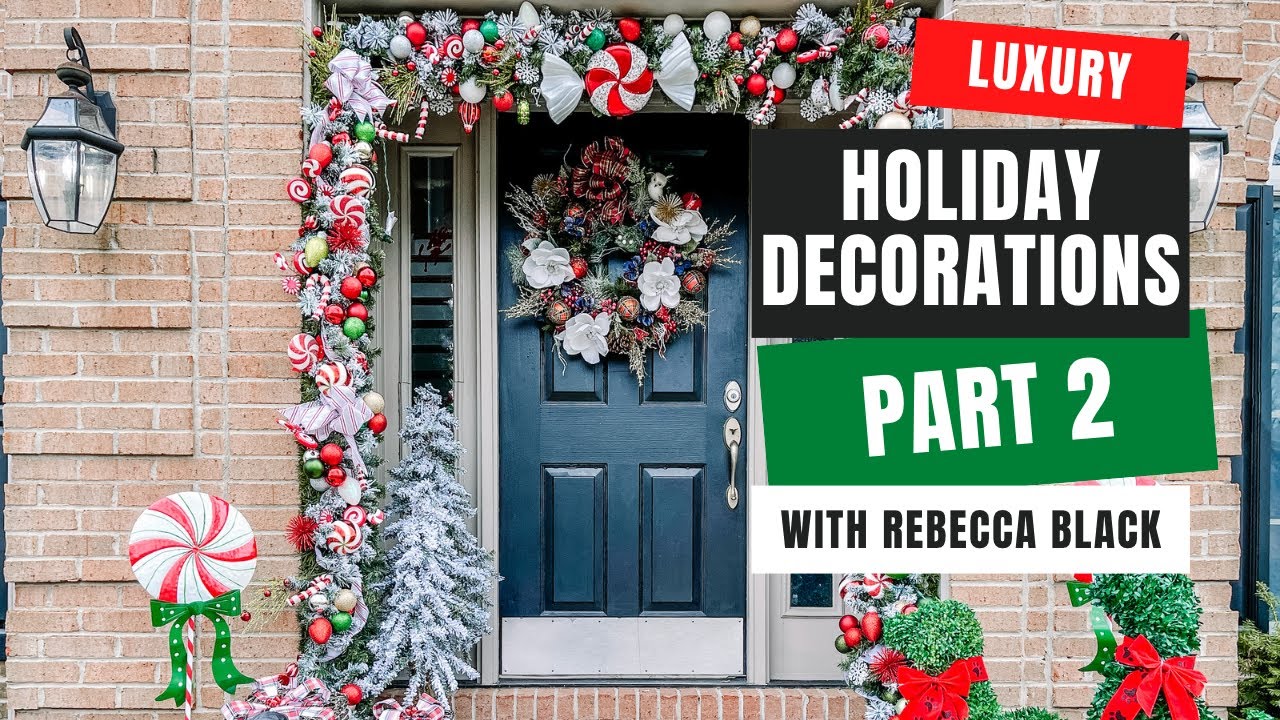 DIY Luxury Outdoor Decorations Part 2 - Frontgate Inspired Holiday ...