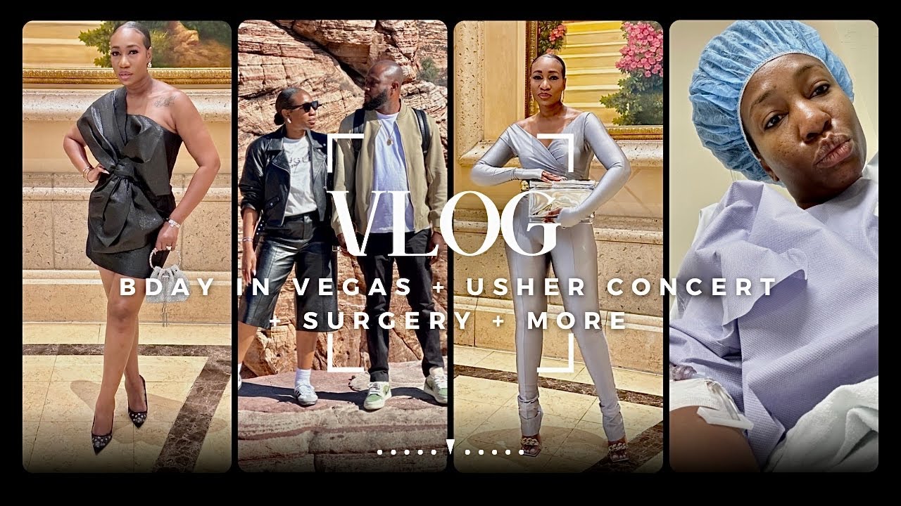 VLOG!!! Birthday in Vegas + Usher Concert + Surgery + More | KERRY ...