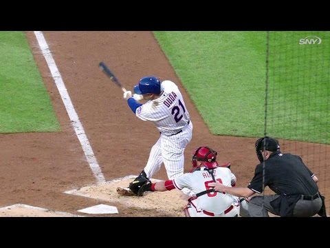 PHI@NYM: Duda drives in Granderson on hit to center