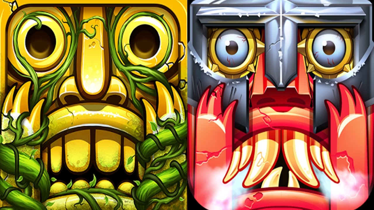 Temple Run 2 Lost Jungle VS Final Run : Snow Temple Android iPad iOS ...