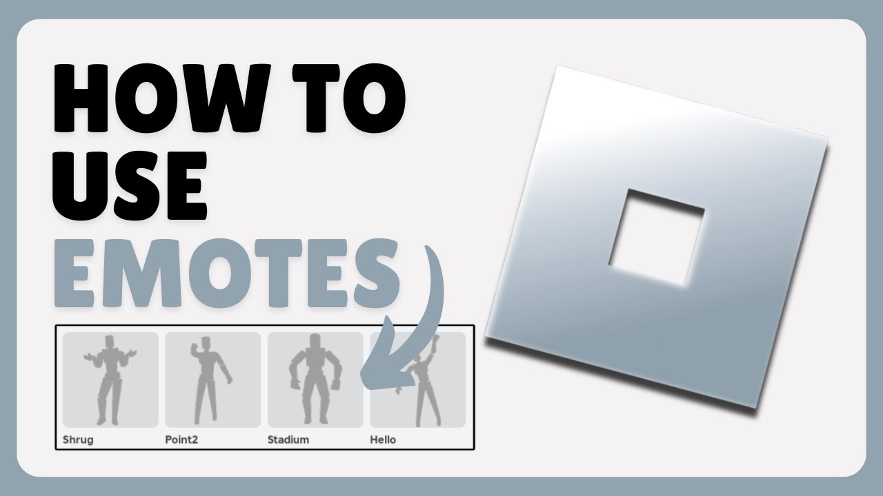 How To Use Emotes In Roblox (2025) - YouTube