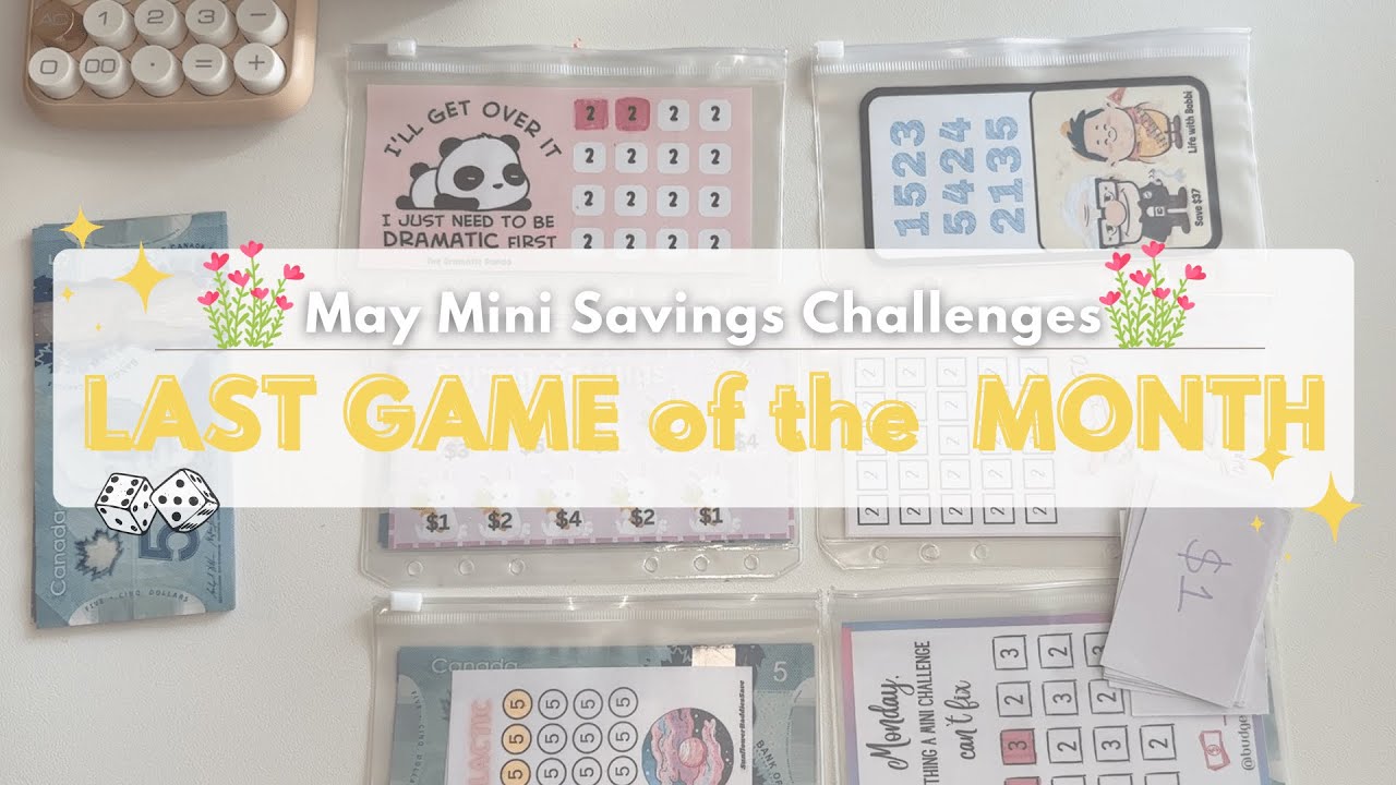 🎲LAST FREEBIE FRIDAY IN MAY! | $60 Mini Savings Challenges - YouTube