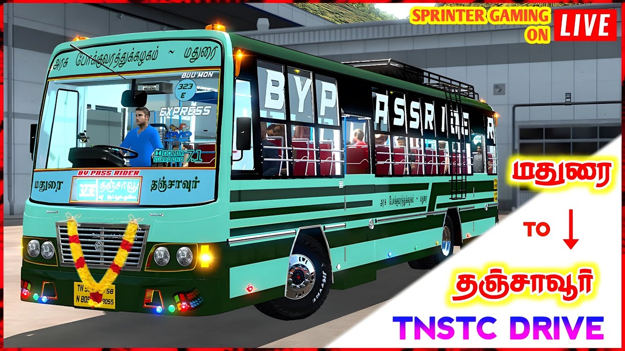 BYPASS RIDER😍GREEN TNSTC - GOVT BUS😍🔥 | In Euro Truck Simulator 2 ...