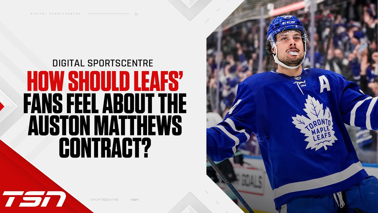 Auston Matthews signs massive extension! | Digital SportsCentre - YouTube