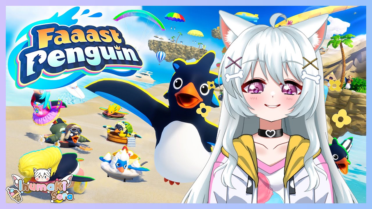 [Faaast Penguin] Lest Go Balapan Penguin~| Vtuber Indonesia - YouTube