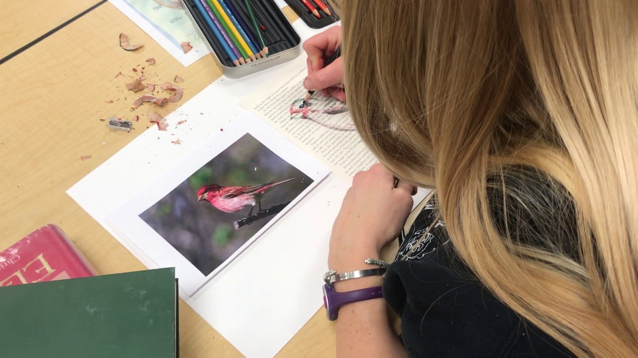 How to Shade using Colored Pencils - YouTube