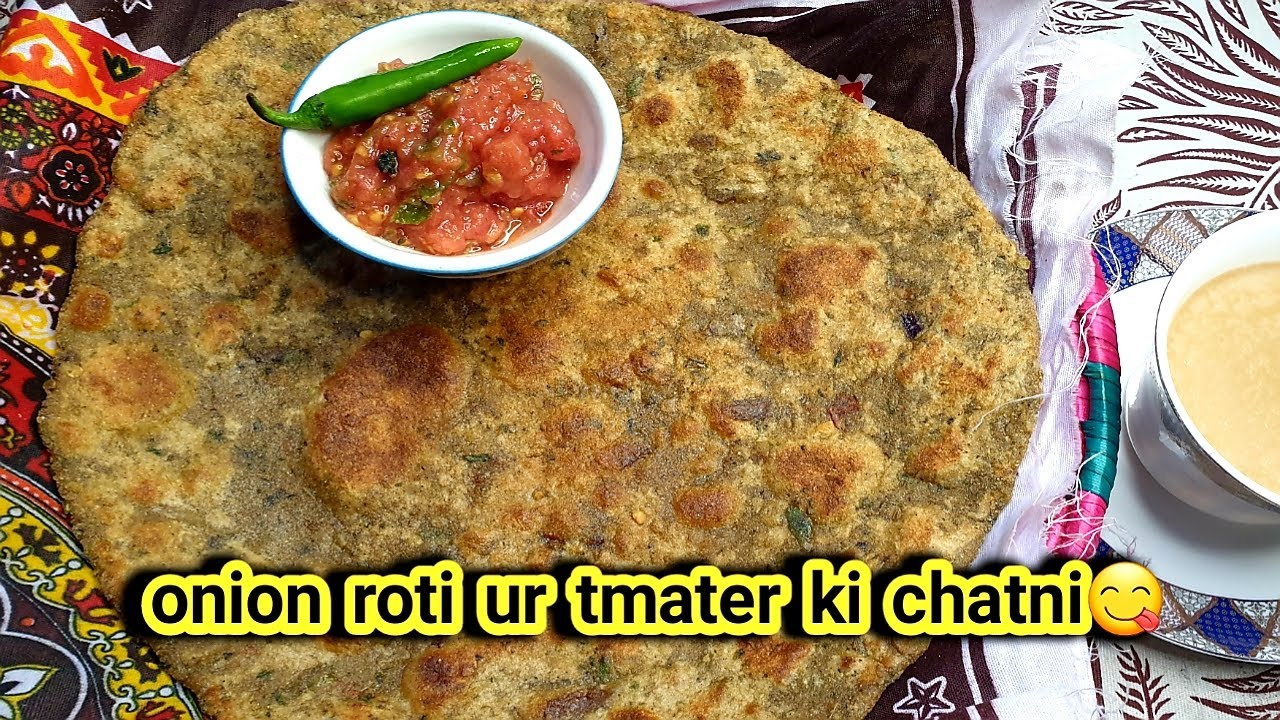Onion roti recipe || onion pratha recipe || unique pratha recipe by ...