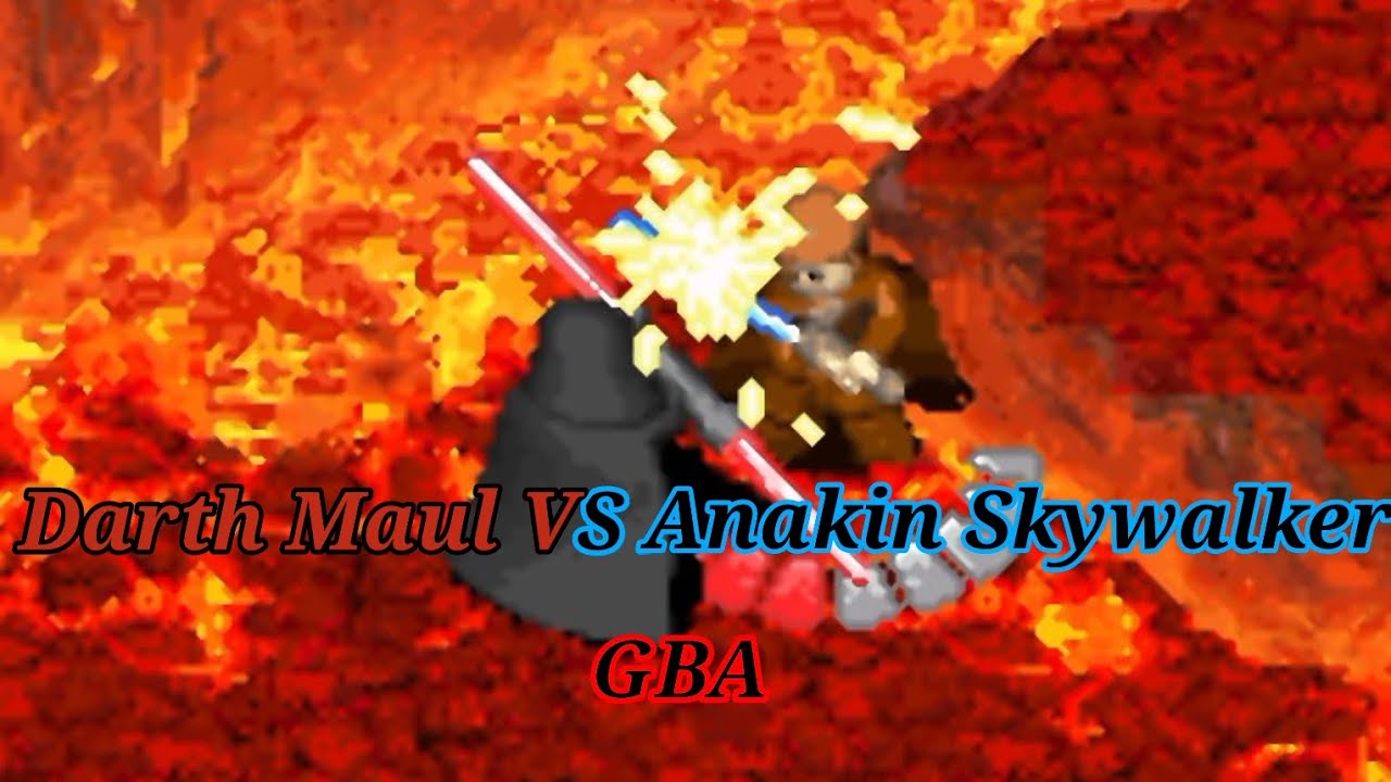 Darth Maul vs Anakin Skywalker (GBA) - YouTube