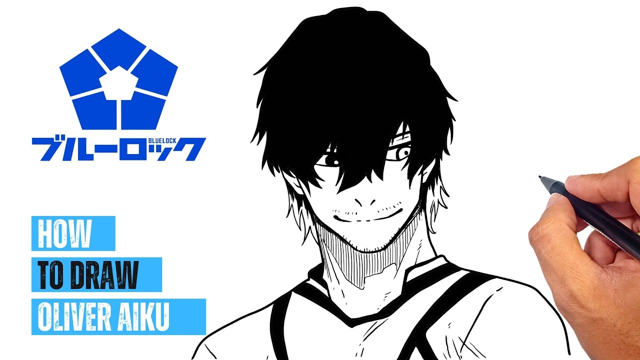 How to draw Oliver Aiku from Blue Lock - YouTube