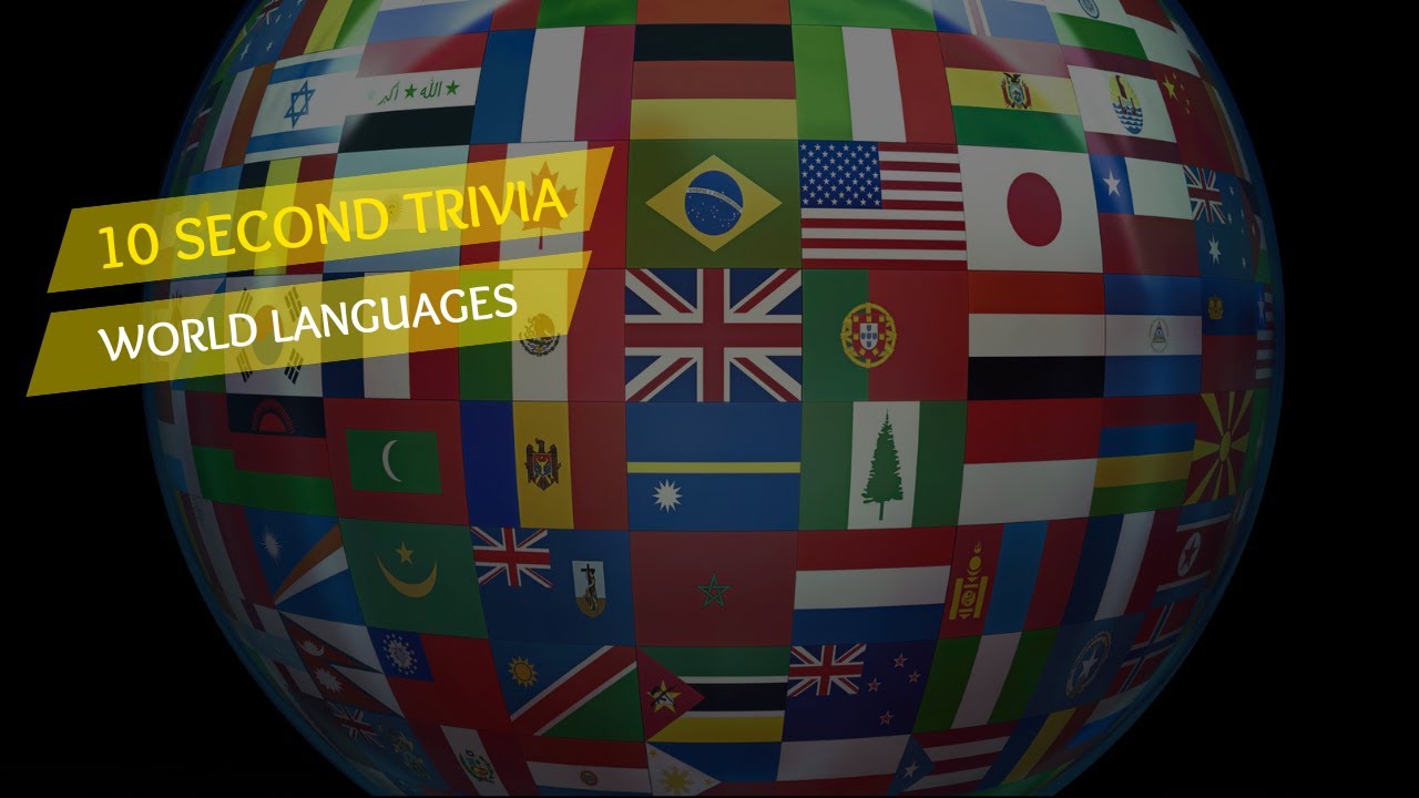 10 second trivia - World languages - YouTube