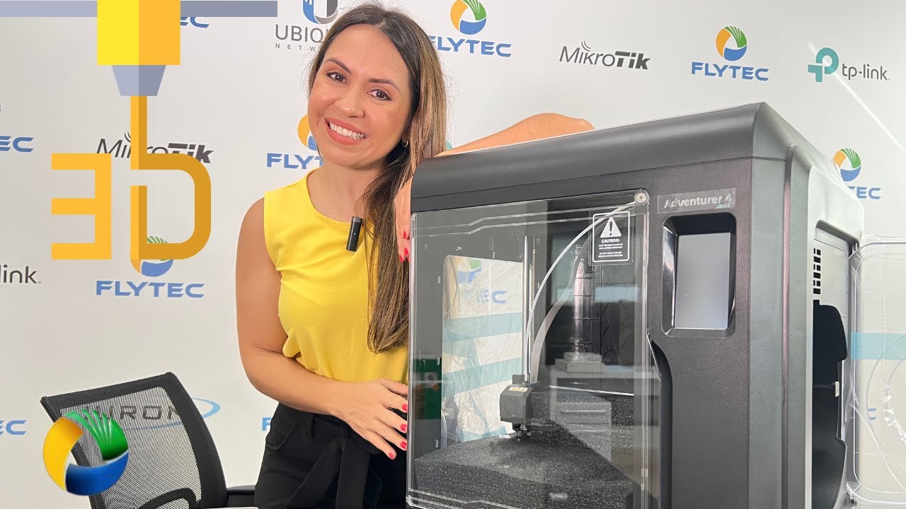 IMPRESSORA 3D FLASH FORGE ADVENTURE 4 - FLYTEC PARAGUAI - YouTube