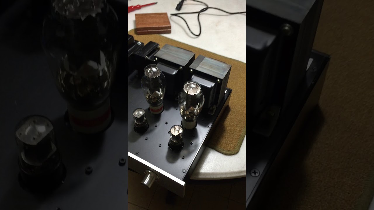 My DIY Single Ended 300B Tube Amp - YouTube