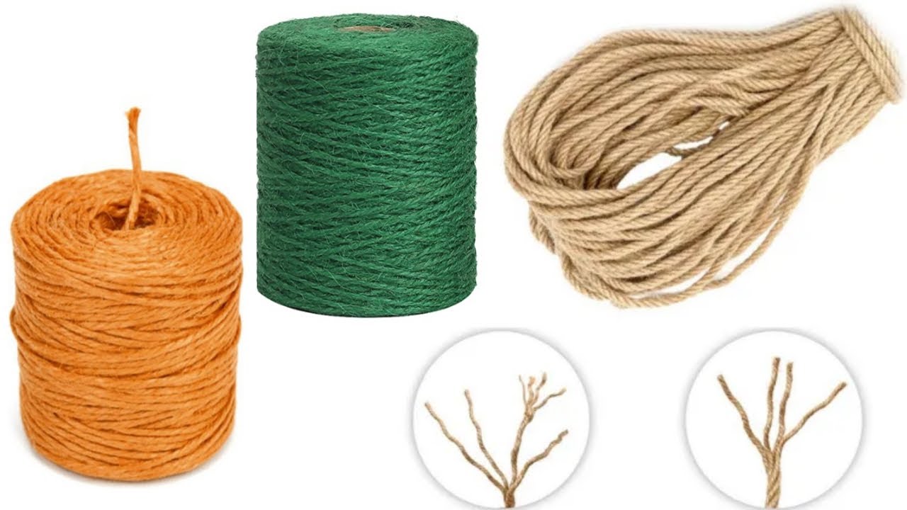 How to make Beautiful jute rope wall hanging /jute rope crsft # ...