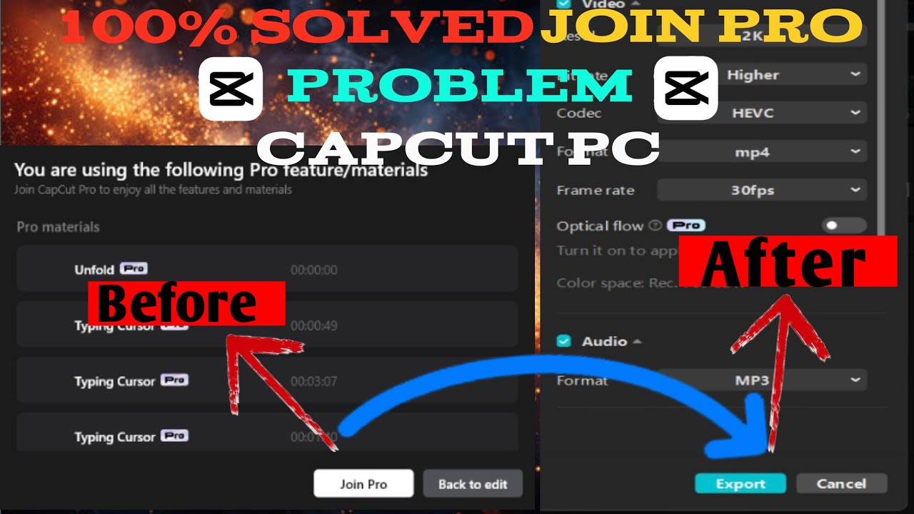 Join Pro problem solved Capcut pc// Capcut mai Join pro Problem Solved kare 100% // keshav singh ...