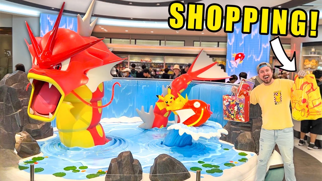 Shopping Spree at the NEW Pokemon Center Store! - YouTube