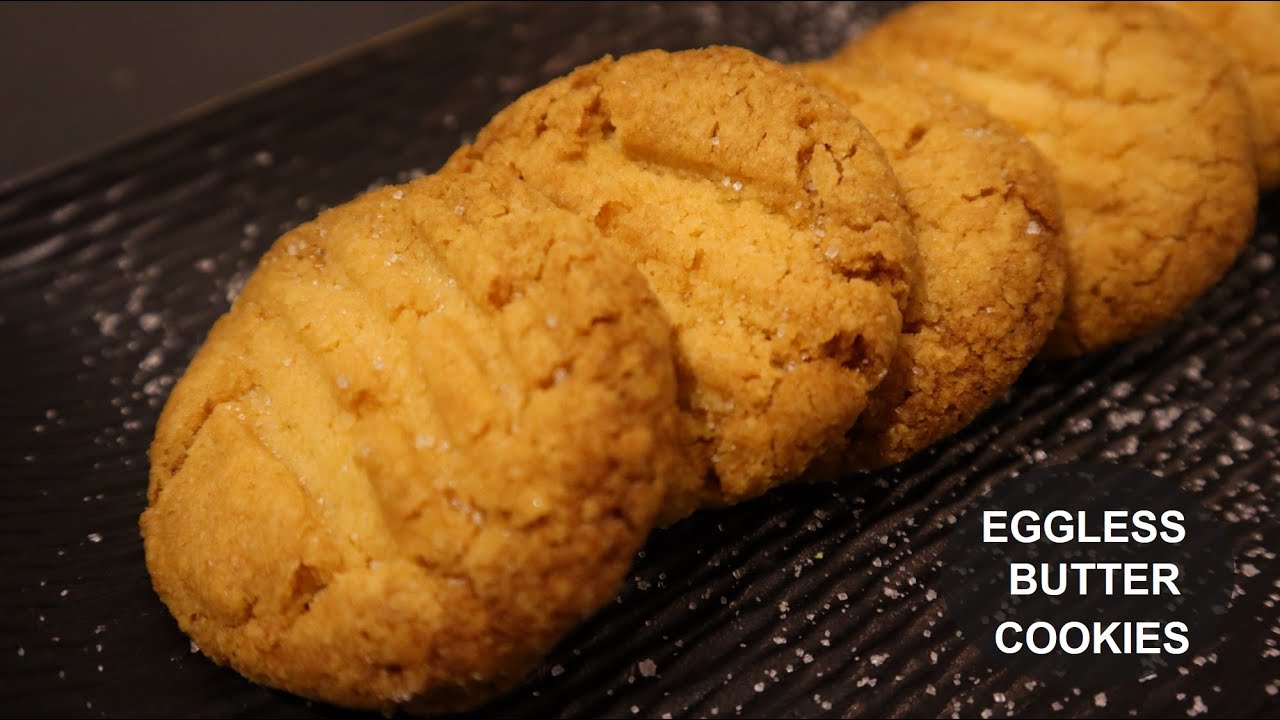 Butter Cookies | Eggless Biscuits At Home |easy cookies recipe |बटर ...