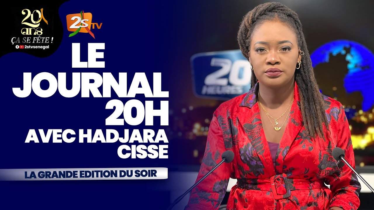 🛑JOURNAL 20H AVEC HADJARA CISSÉ, L'ACTUALITÉ EN FRANCAIS DU DIMANCHE 13 ...