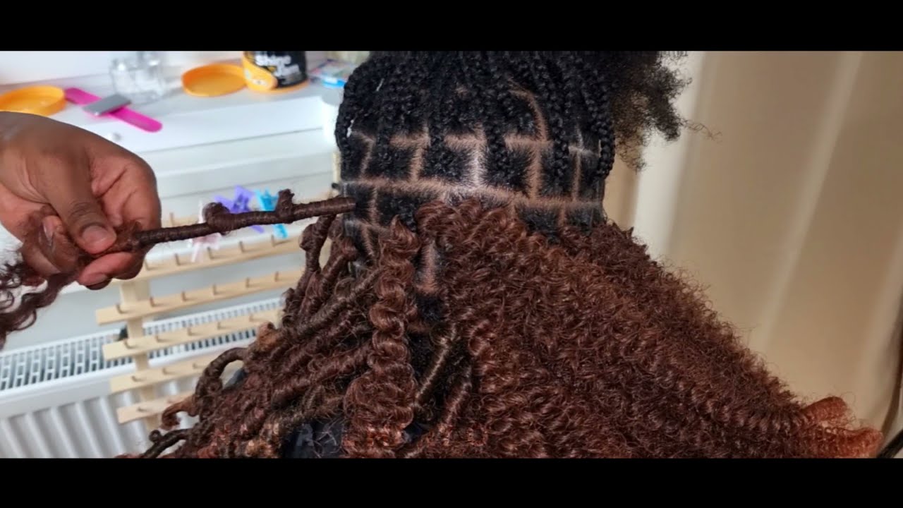 BUTTERFLY LOCS TUTORIAL: DISTRESSED Butterfly locs Box Braids - YouTube