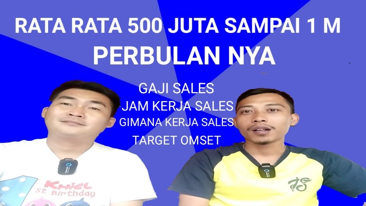 Berapa Sih Gaji Sales bangunan dan Target omset Perbulan ‼️ Ternyata ...