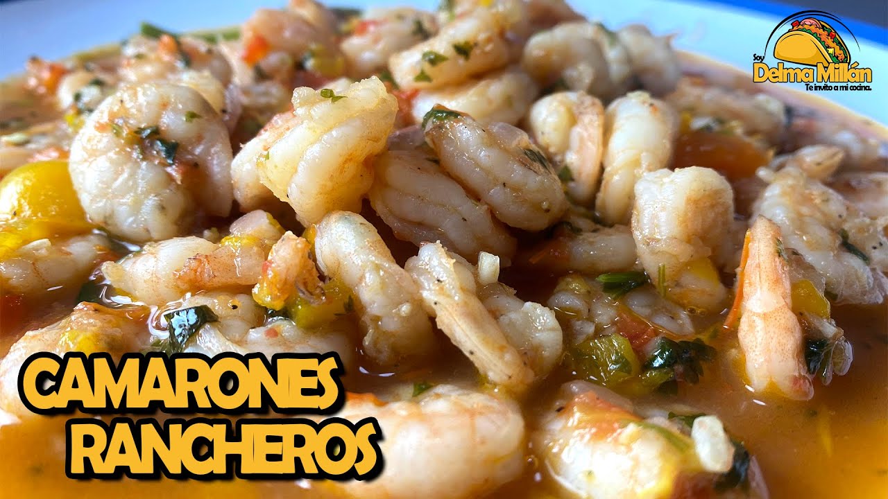 COMO HACER CAMARONES RANCHEROS O A LA MEXICANA | FACIL Y RAPIDO | DELMA ...