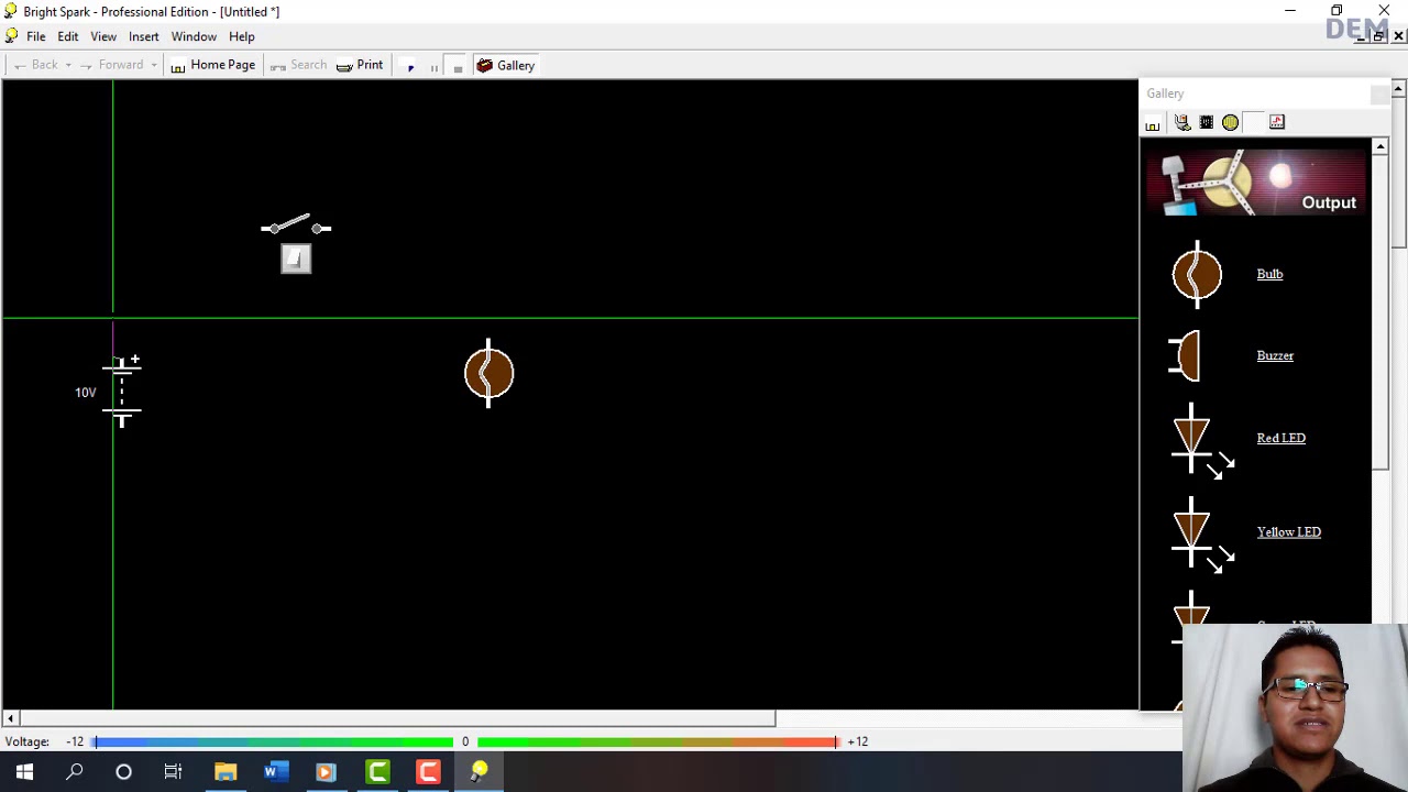 Simulador de circuitos eléctricos con Bright Spark - YouTube