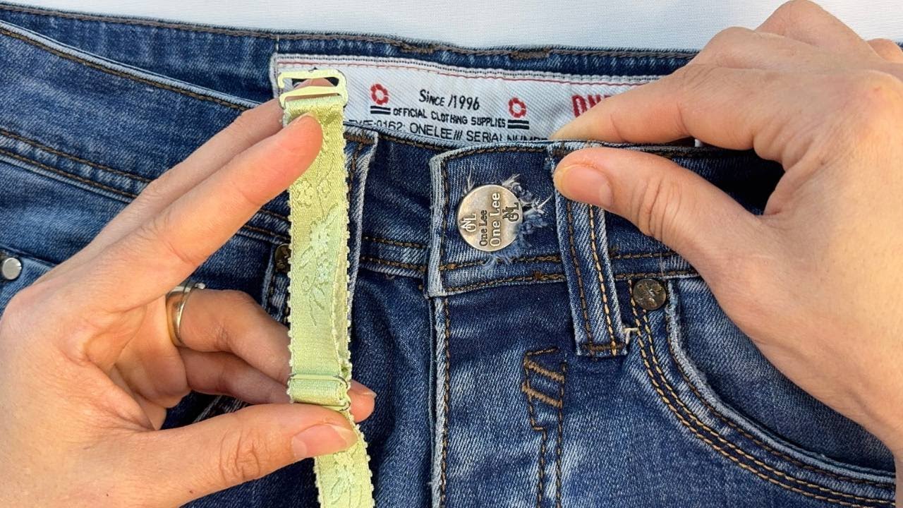 The BEST JEANS HACK Ever - You’ll Wish You Knew This Sooner! 🤩 diy ...