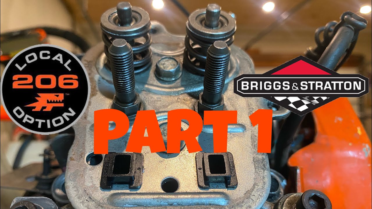 BRIGG LO206 Power Gain Valve Lap part 1 - YouTube